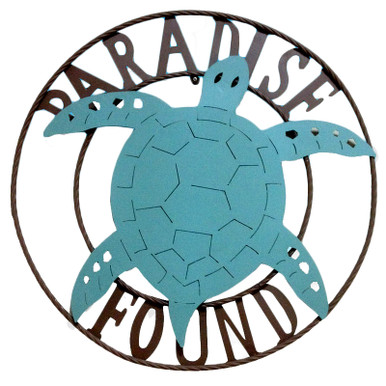 Paradise Found Sign 65693-2 - Curious Cargo Home Decor