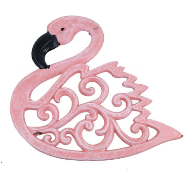 CAST IRON FLAMINGO TRIVET 71908-2 - Curious Cargo Home Decor