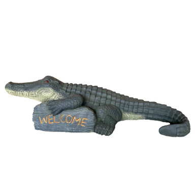 Laying Alligator 73541-2 - Curious Cargo Home Decor
