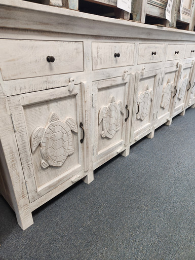 6+6 TURTLE SIDEBOARD SF-09B-LONG -69 - Curious Cargo Home Decor