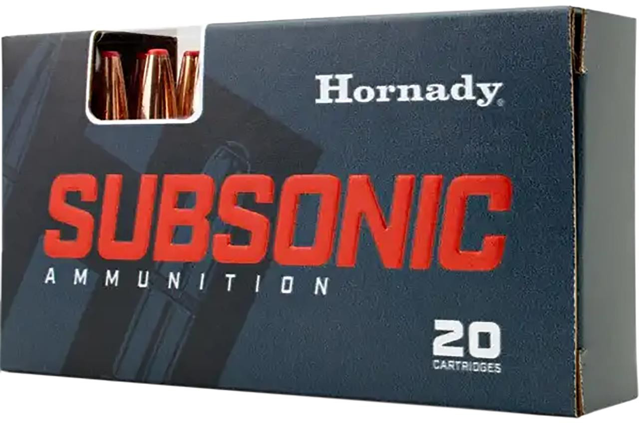 Hornady 82742 Subsonic Rifle 45-70Gov 410gr Sub X 20 Per Box/10 Case ...
