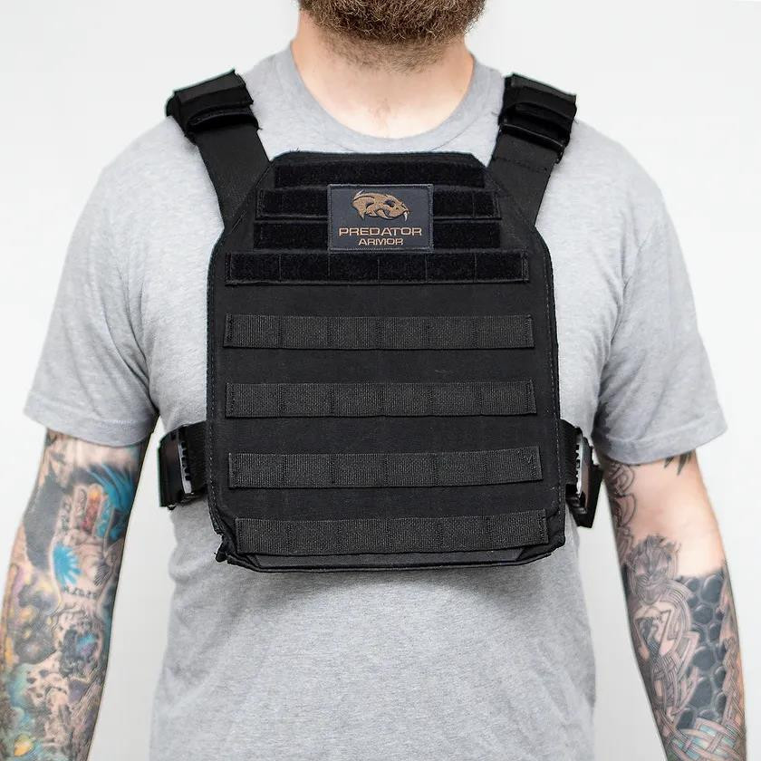 Predator Armor Minuteman Plate Carrier Black - Alquist Arms