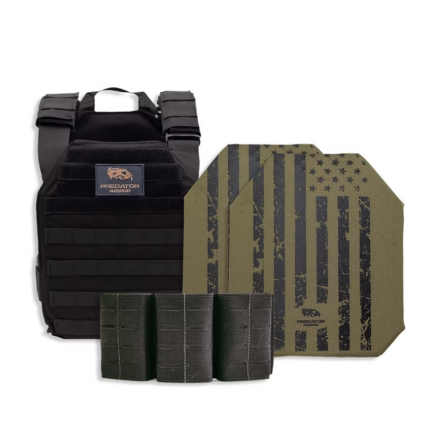 Predator Armor Level III Loaded Bundle Black - Alquist Arms