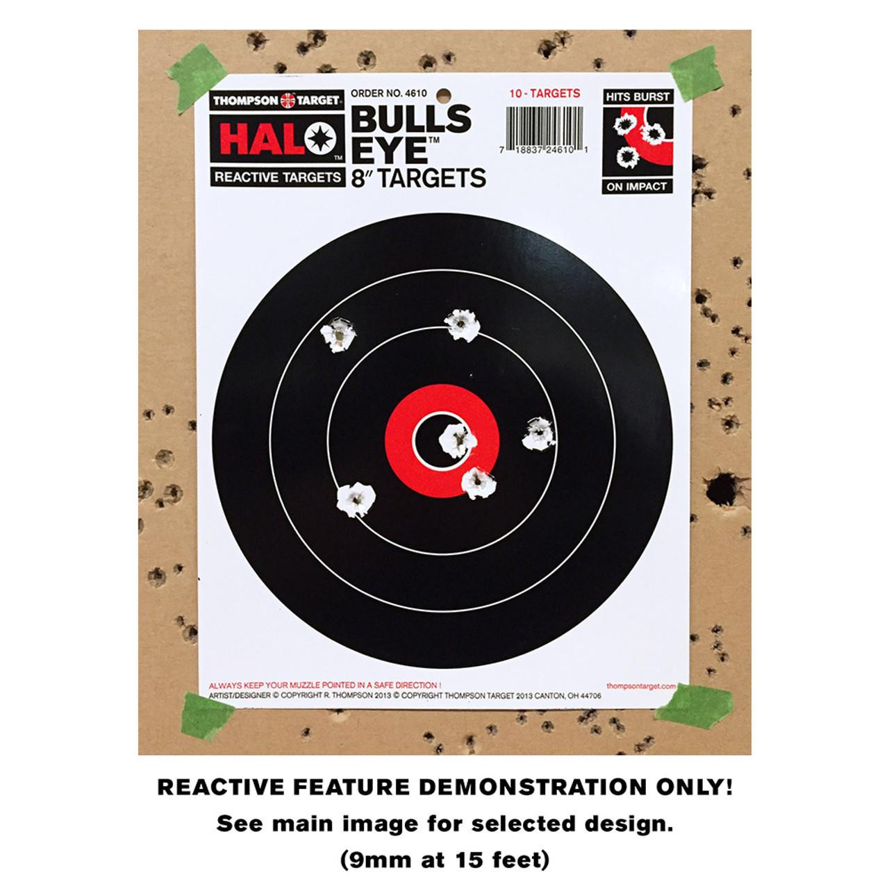 Thompson Target Life-Size Squirrel Targets - HALO Reactive Splatter 8.5 ...