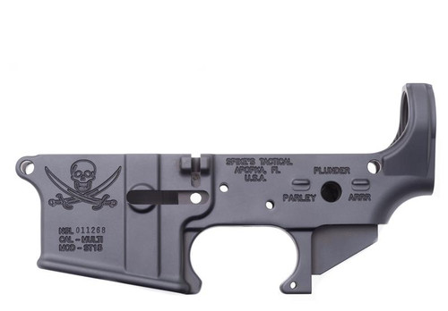Spike's Stripped Lower Pirate Logo - Alquist Arms