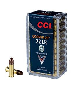 CCI 925CC 22 COPPER 22LR 21 CHP 50rd - Alquist Arms