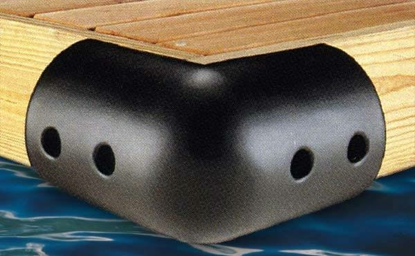 Large Corner Fender 12"Long 10h X 5d - Trotac Marine