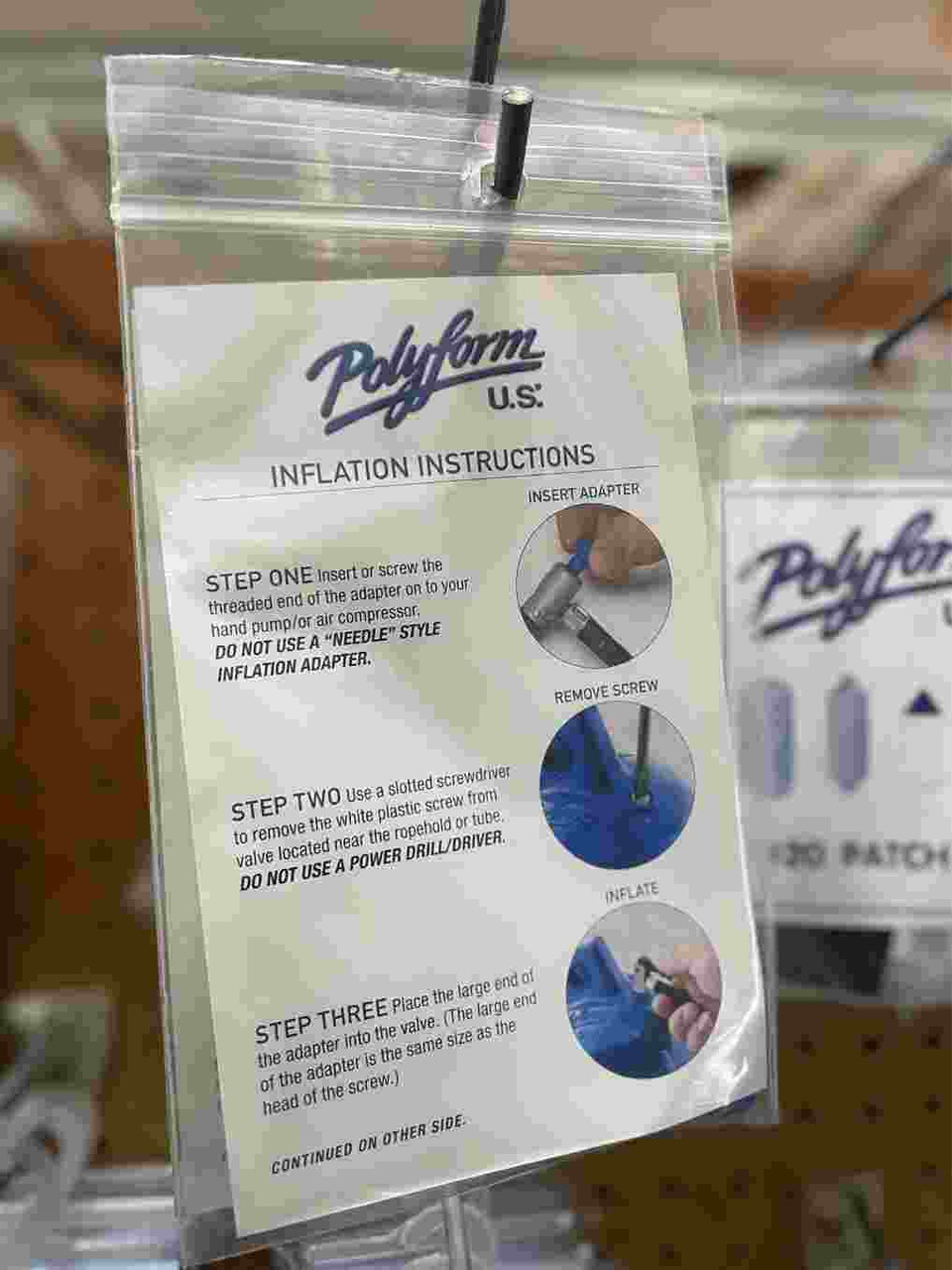 Polyform #10 Inflation Adapter