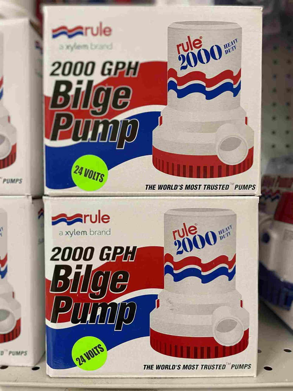 Rule 12 2000 GPH 24V Bilge Pump each