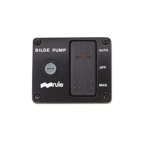 Rule 44 24/32V 3 Way Bilge Pump Panel Rocker Switch
