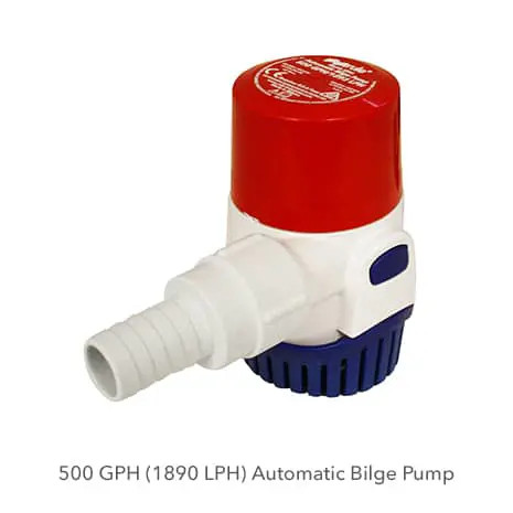 Rule 25DA 500 GPH 12V Bilge Pump Non-Automatic
