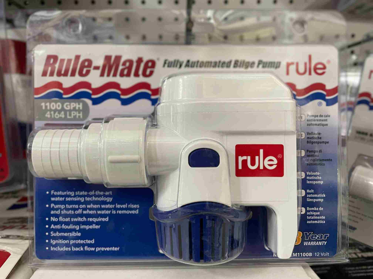 Rule RM1100 12V 1100 GPM Bilge Pump
