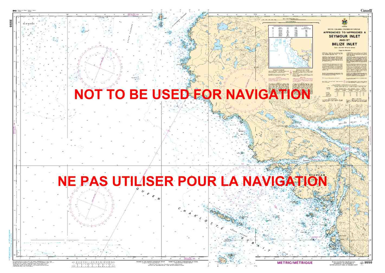 Chart 3550 - Approaches To Belize Inlet