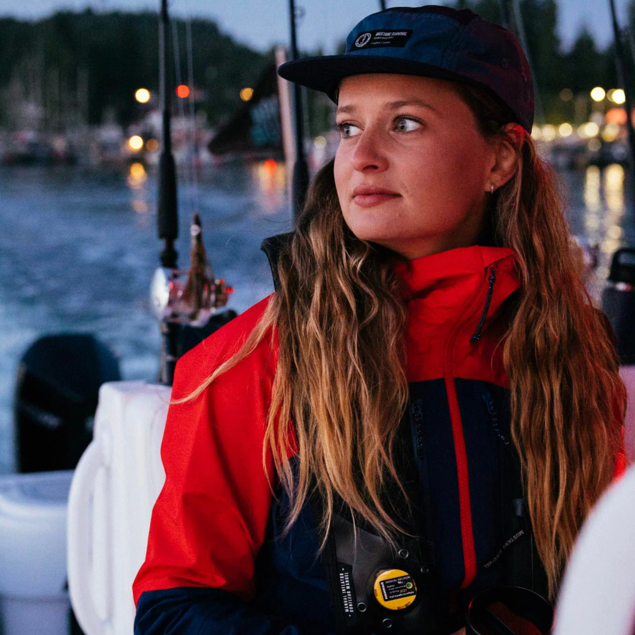 Women's Taku Jacket Red/Blue