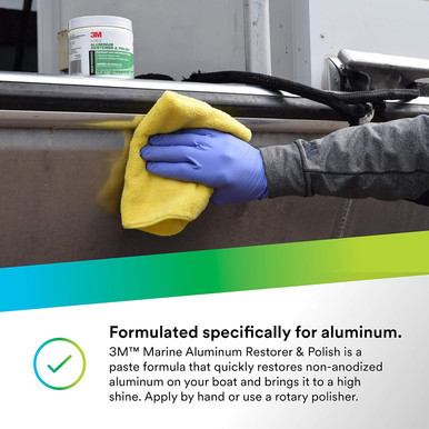 3M 09020 Marine Aluminum Restorer and Polish 17OZ - Trotac Marine