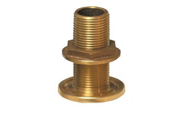 Groco TH-1250-W 1-1/4" NPS NPT Combo Bronze Thru Hull - Trotac Marine