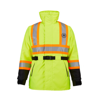 Classic Flotation Coat 1506 High Vis Yellow - Trotac Marine