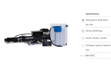 Bimini 300 Ignition Protected Watermaker - Trotac Marine