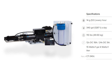 Catalina 340 Connect 12VDC Watermaker - Trotac Marine