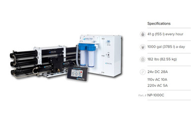 Newport 1000 Connect Watermaker - Trotac Marine