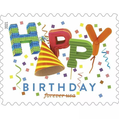 Happy Birthday 2021 |Discounted Forever Stamps| Forever Stamps Shop