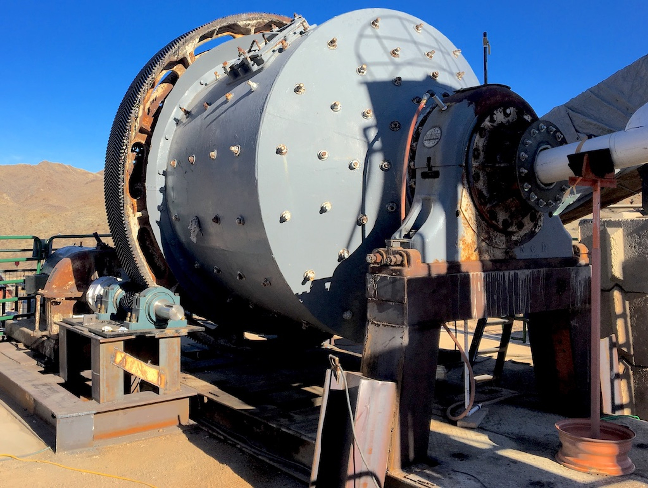 8 X 6 Ft 2 5 X 1 8 M Hardinge Conical Ball Mill With 200 HP 8-x-6-ft-2-5-x-1-8-m-hardinge-conical-ball-mill-with-200-hp