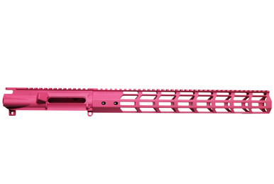 AR15 Stripped upper | Cerakote PRISON PINK | 15" MLOK Handguard Combo ...