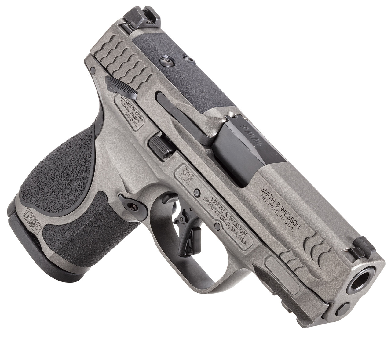 Smith & Wesson M&P9 M2.0 Compact Metal Frame 9mm, 3.6" Barrel, Optics ...