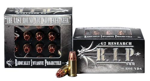 G2 Research RIP 9mm, 92gr, Hollow Point, 20rd Box - Impact Guns