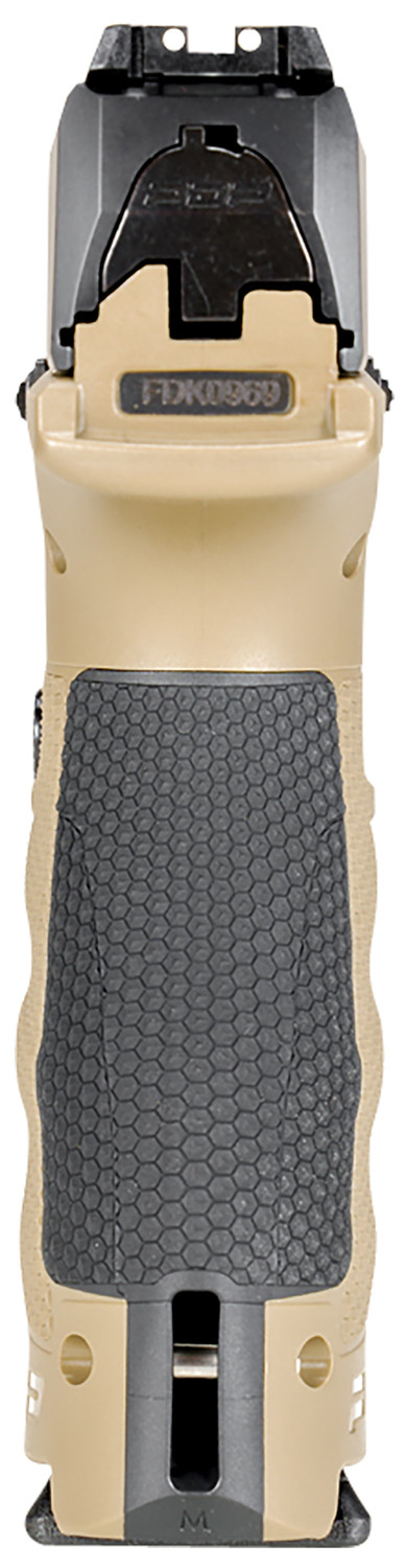 Walther PDP 9mm, 4" Barrel, Black Slide/Tan Frame, Adjustable Rear ...