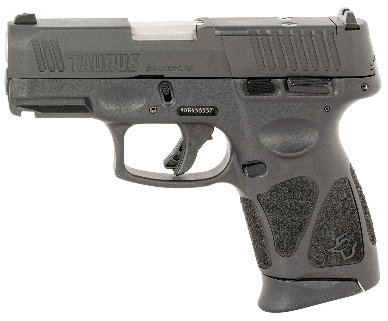 Taurus G3C 9mm, 3.20" Stainless Steel Barrel, Optic Cut Slide, Black ...