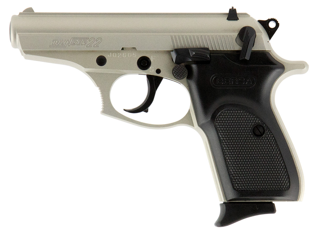 Bersa Thunder, .22 LR, 3.50" Barrel, Serrated Slide, Textured Black ...