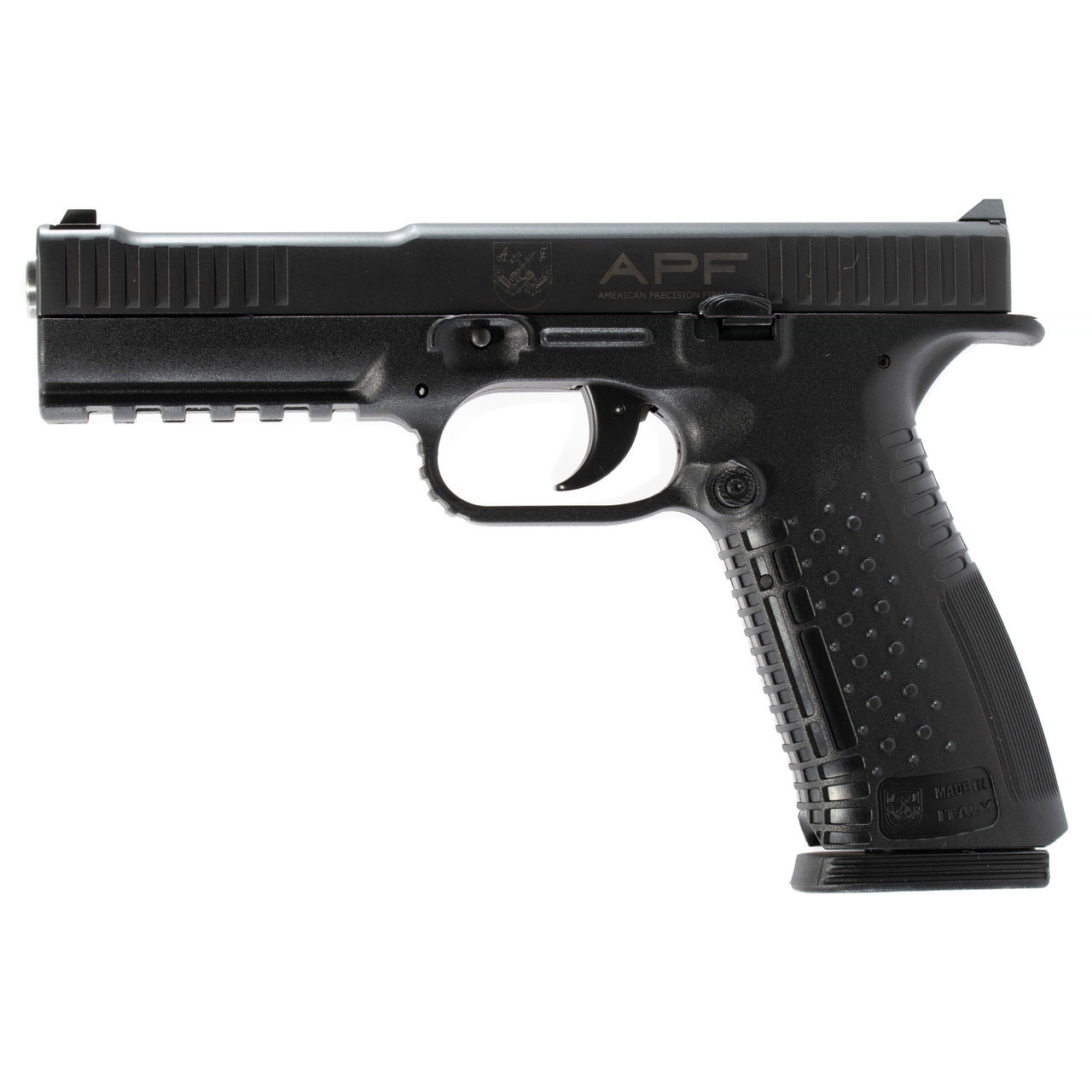 American Precision Strike One, 9mm, 5" Bull Barrel, 3 Dot Sight, Desert ...
