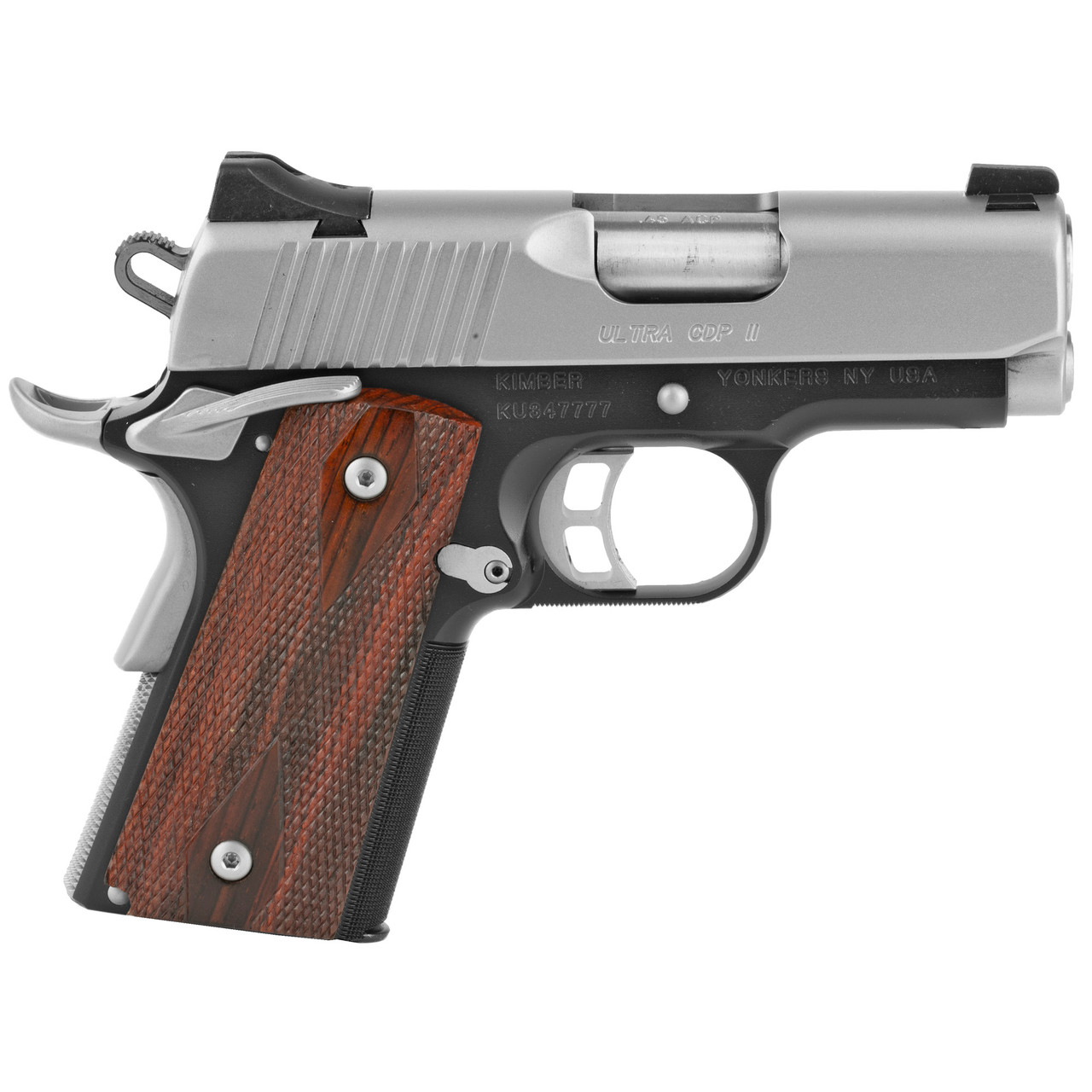 Kimber CDP Ultra II 45 ACP, 3" Barrel, Two-Tone, CA Compliant, 7rd ...