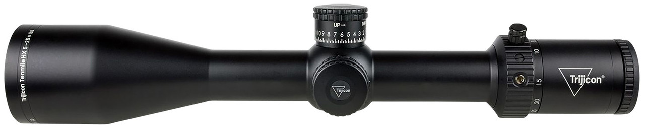 Trijicon Tenmile HX Scope, 5-25x50mm, Black, 34mm Tube, Illuminated Red ...