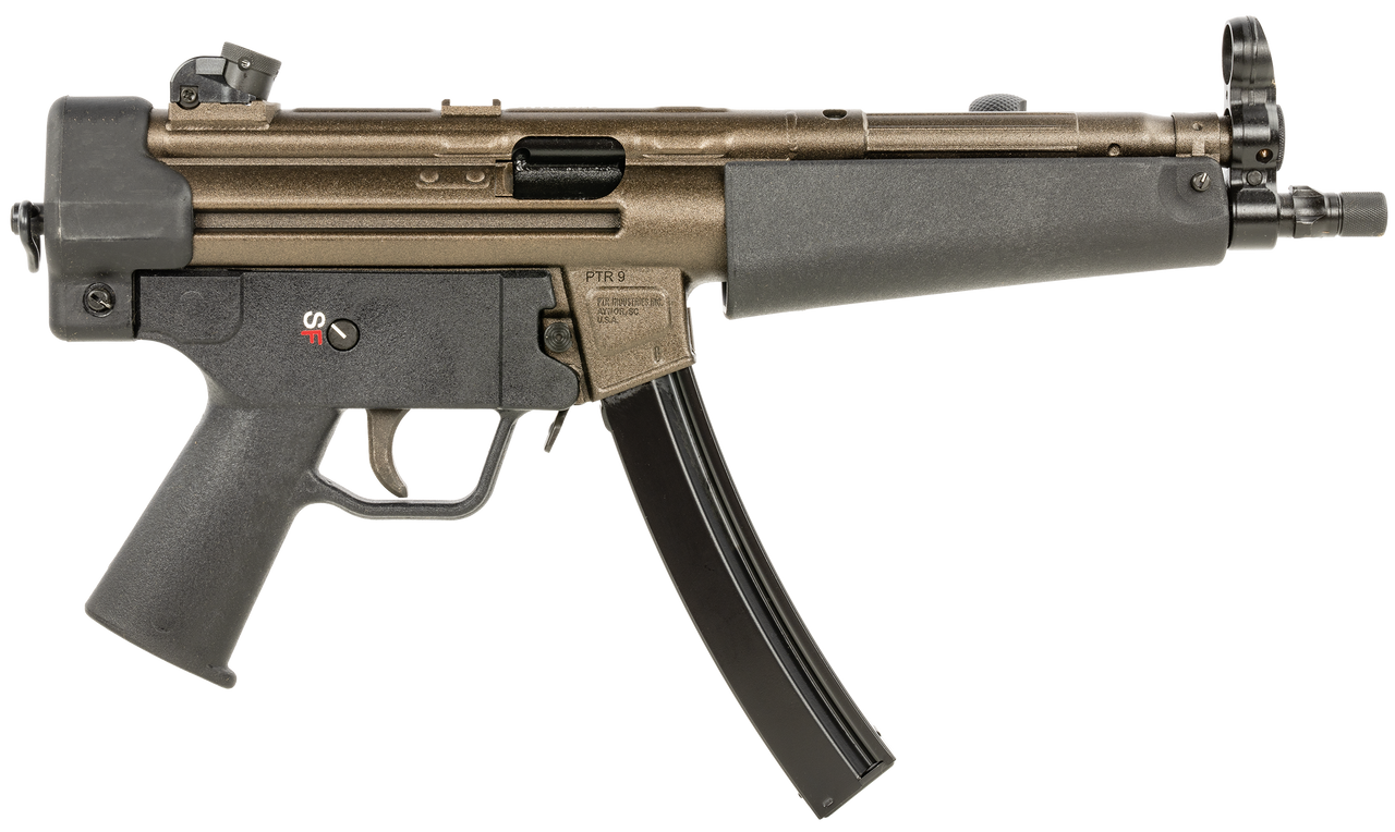 PTR 9CT Classic 9mm, 8.86" Threaded Barrel, Bronze Rec, Black Polymer ...