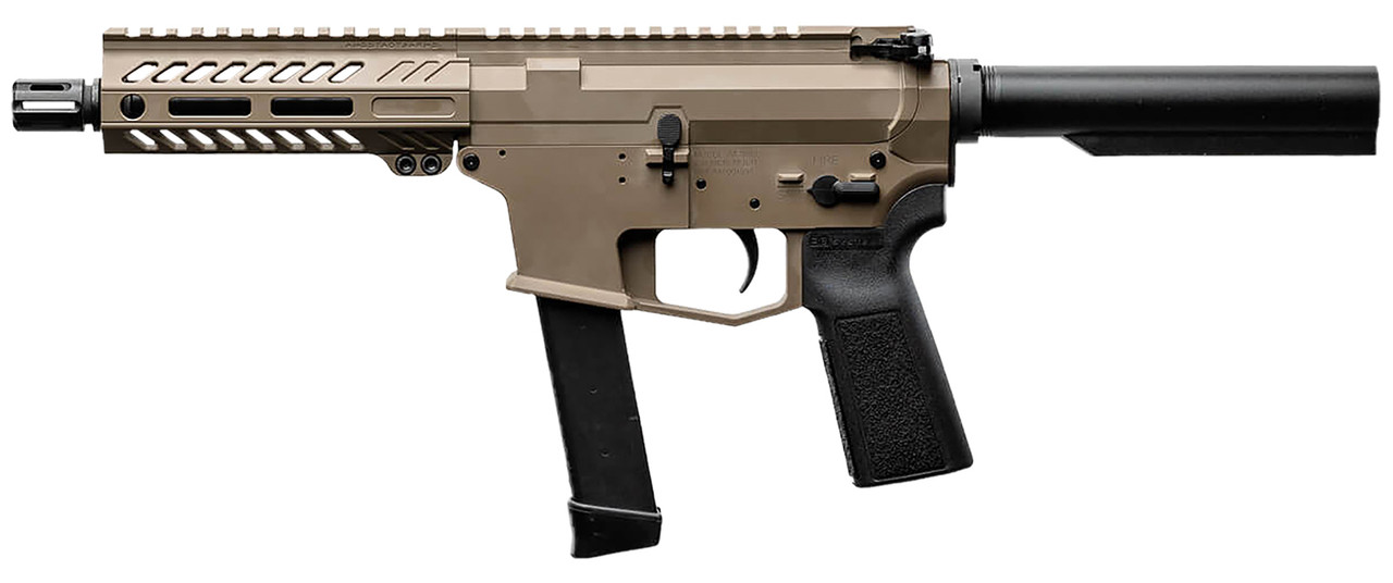 Angstadt UDP-9 9mm, 6" Threaded Barrel, Flat Dark Earth Cerakote, 15rd ...