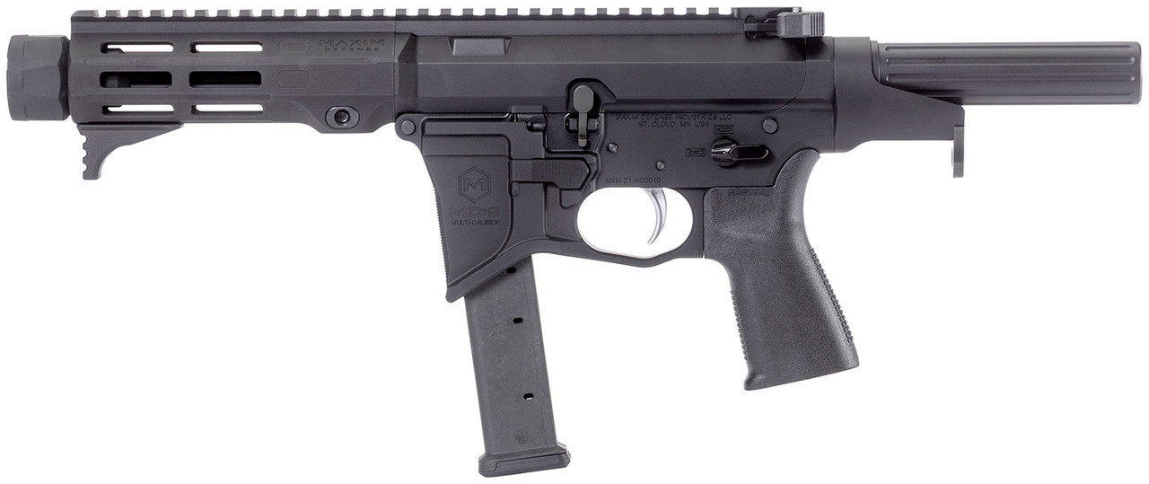 Maxim Defense CPS MD9 9mm, 5.5" Threaded Barrel, Black, 25rd - Impact Guns