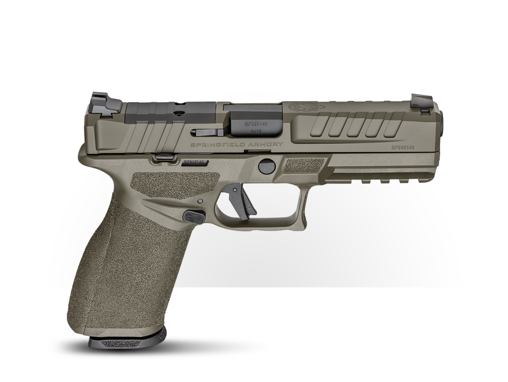 Springfield Echelon 9mm, 4.5" Barrel, OD Green, Optics Ready, 20rd ...