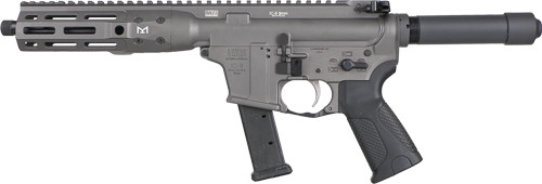 LWRC IC-9 9mm, 8.5" Threaded Barrel, Tungsten Gray Cerakote, M-Lok Rail ...