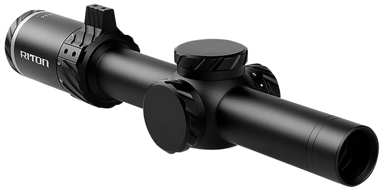 Riton 3 Series Tactix Scope, 1-8x24mm, Black, Illuminated OT Reticle ...