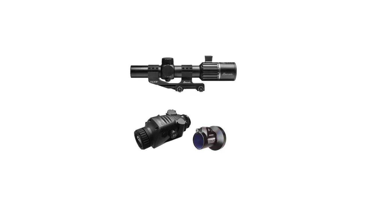 Burris BTC 35 V3 RT6 Scope Combo, 1-6x24mm, Black, Illuminated ...