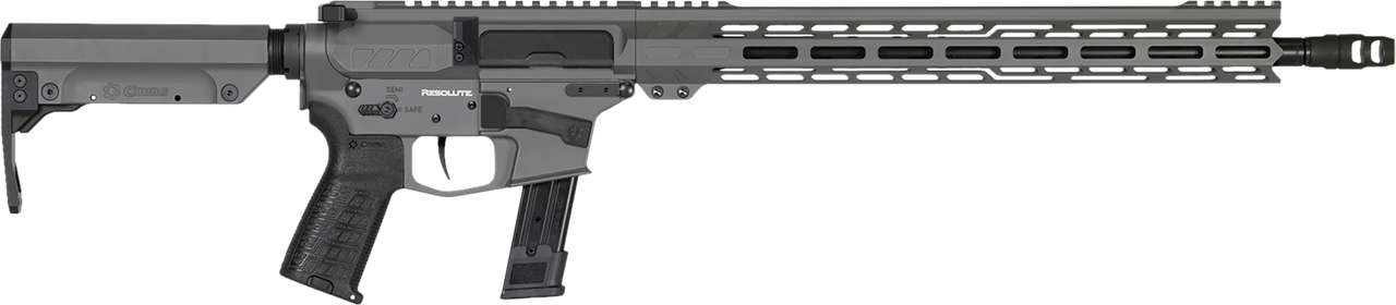 CMMG Resolute MK17 9mm, 16.1" Taper Threaded Barrel, Tungsten Cerakote ...