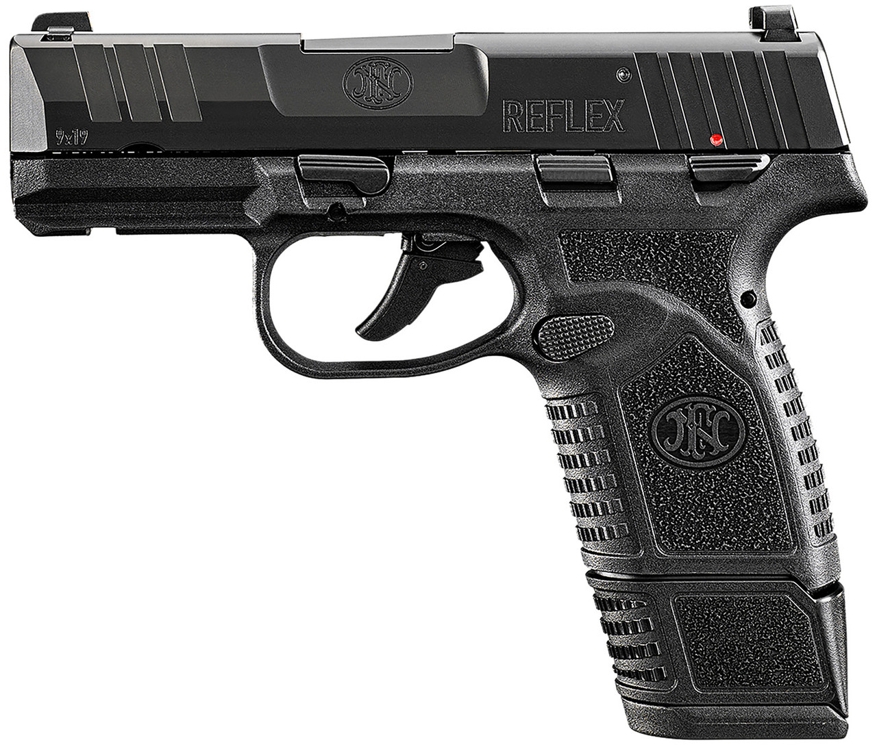 FN Reflex 9mm, 3.3" Barrel, Black, Manual Safety, 15rd - Impact Guns