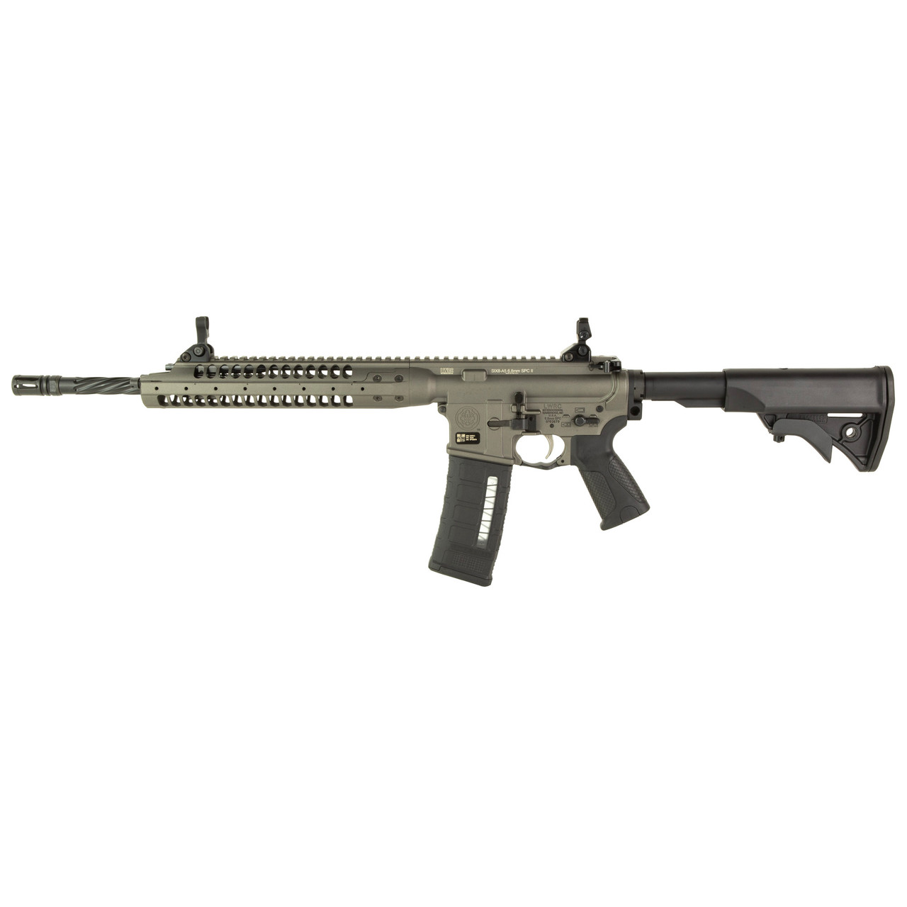 LWRC SIX8-A5 6.8 Remington SPC, 16.1" Threaded Barrel, Tungsten Gray ...