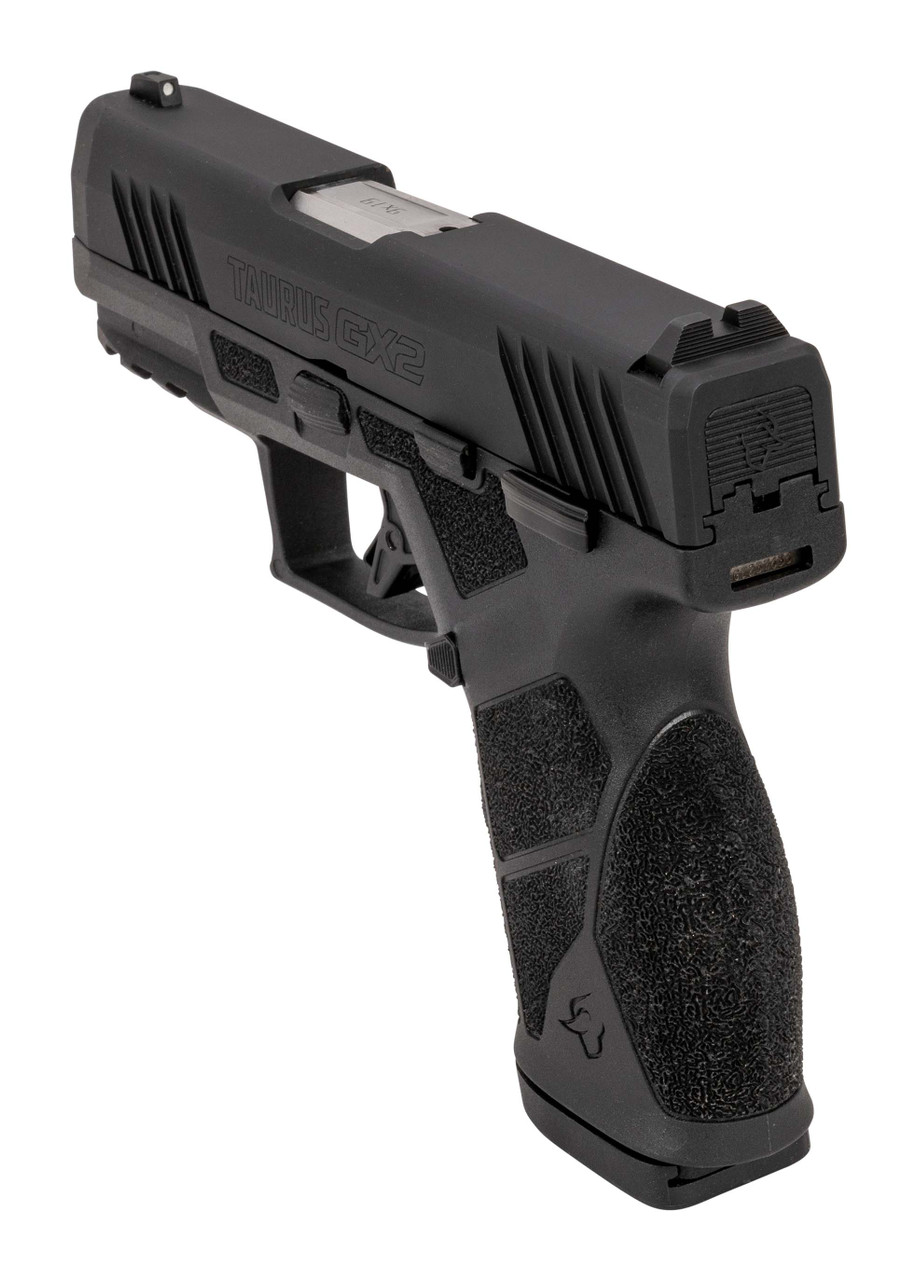Taurus GX2 9mm, 3.38" Barrel, Black, Steel Frame, Manual Safety, 13rd ...