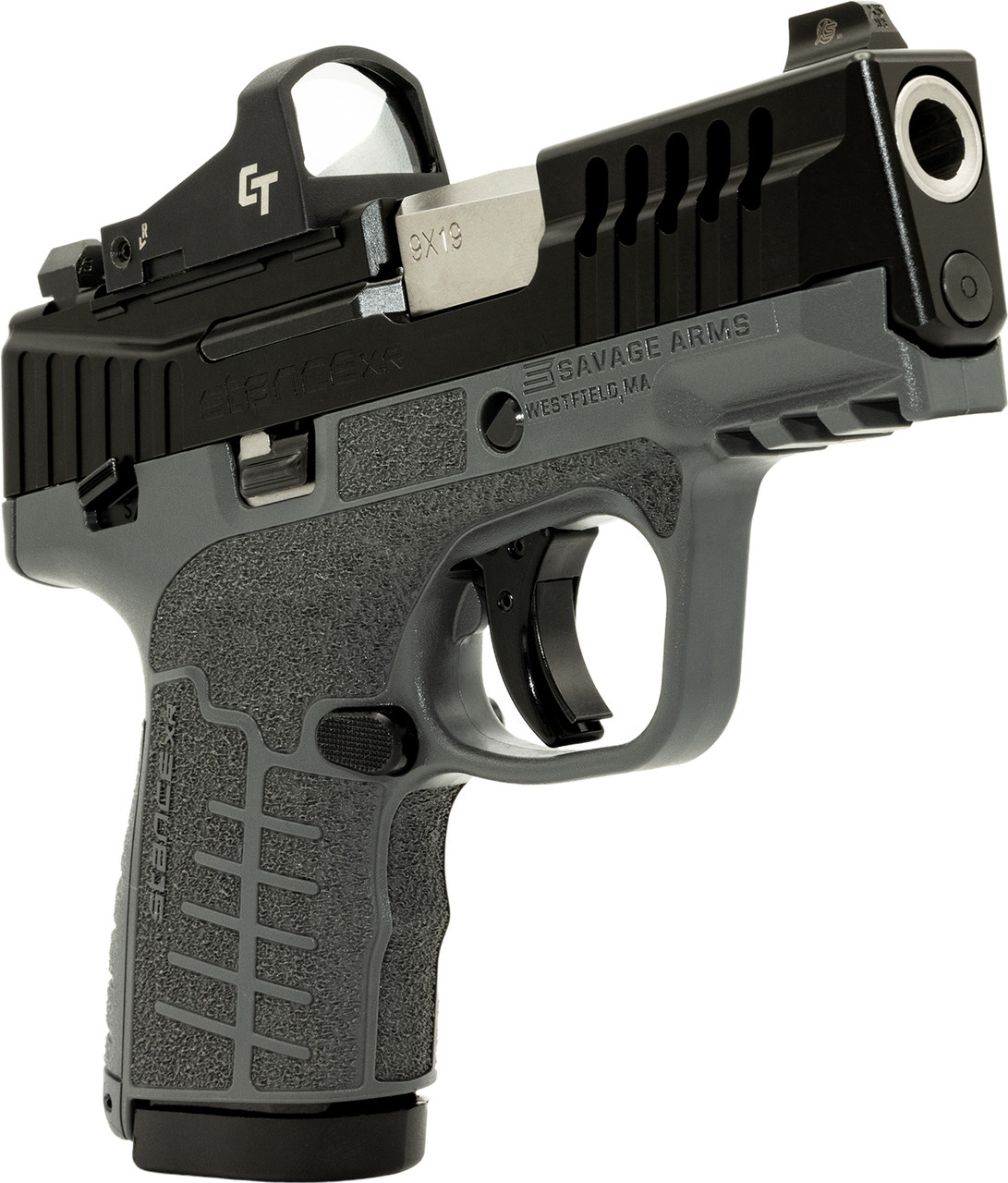 Savage Stance XR 9mm, 3.2" Barrel, Gray Frame, Crimson Trace CTS-1500 ...