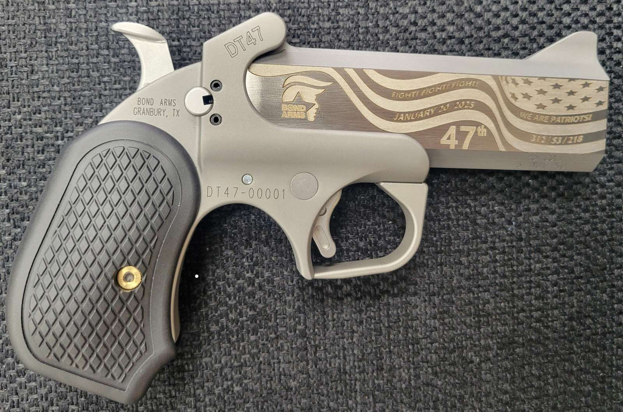 Bond Arms DT-47 Trump 47th Pres 45 LC/410 GA, 4.25", Stainless Gold ...
