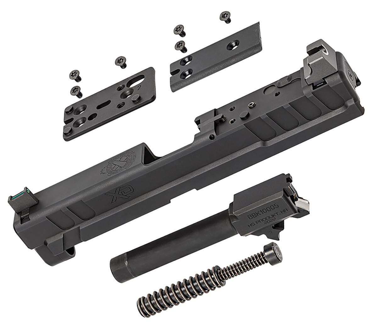 Springfield XD OSP 9mm 4" Barrel, Black Steel Slide for Springfield XD ...