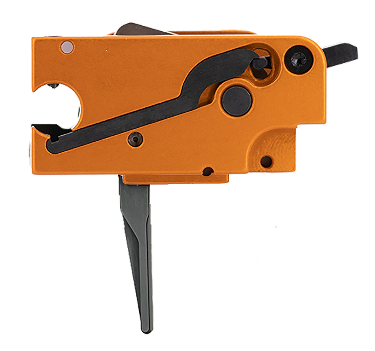 Timney Triggers V2 9mm Orange/Black Straight Fits CZ Scorpion - Impact Guns